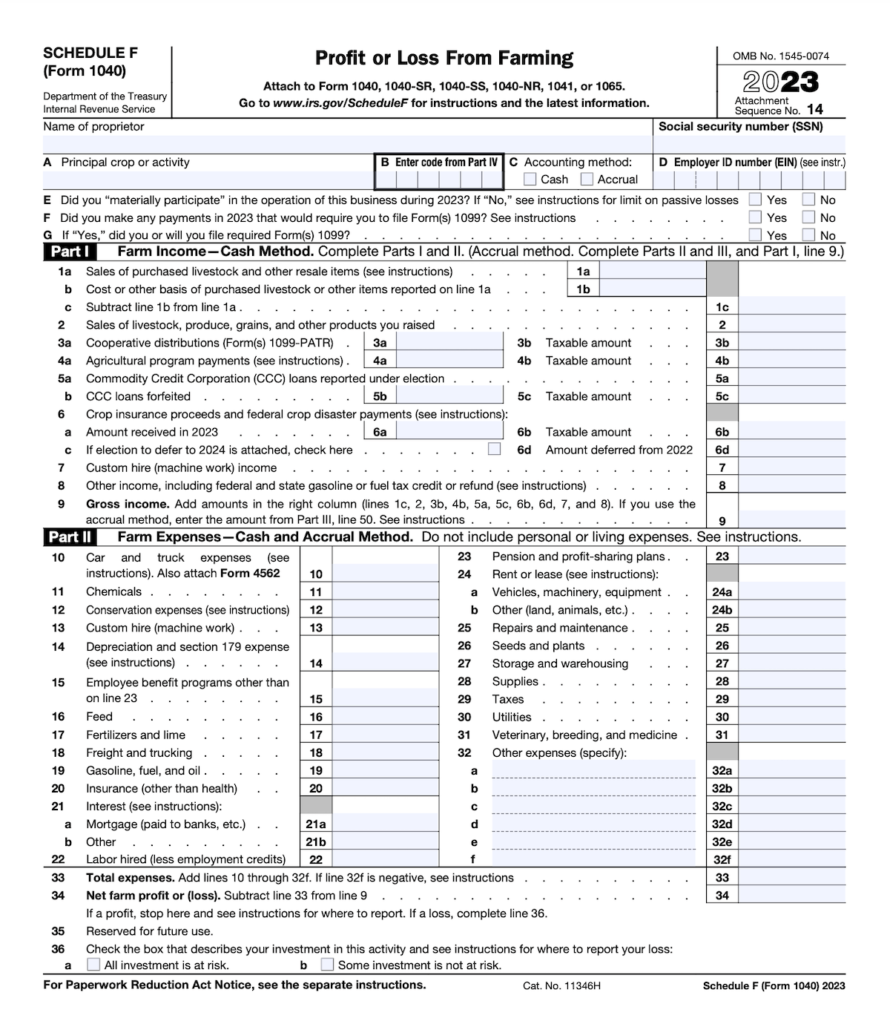 Farm Income and Losses and How it is Used to Save Taxes