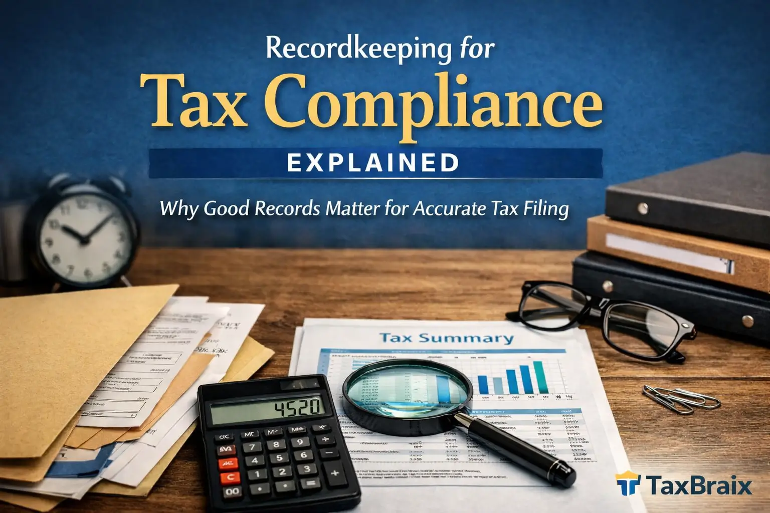 Recordkeeping for Tax Compliance Explained